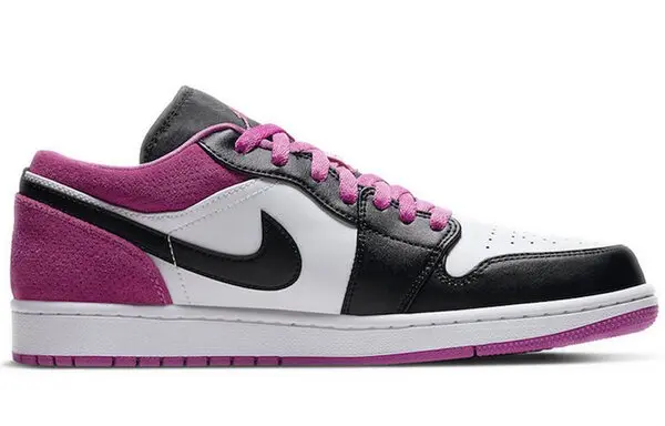 JORDAN 1 Low Se "fuchsia - Black/active Fuchsia/white