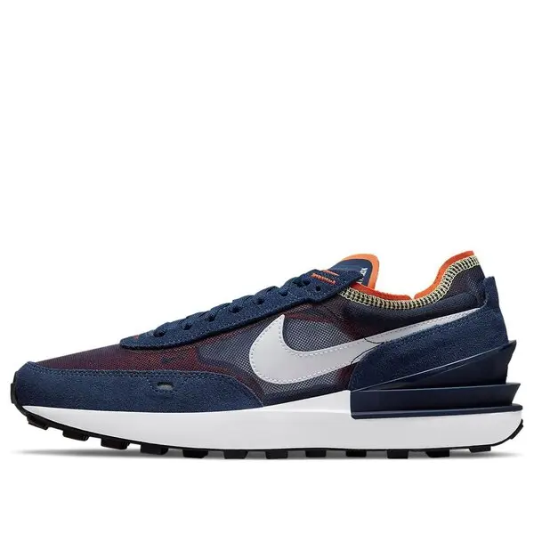 Nike Waffle One Sneakers - Midnight Blue/orange