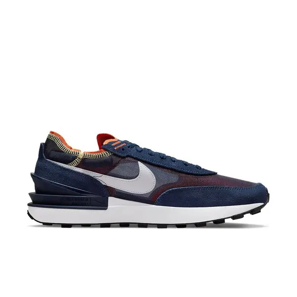 Nike Waffle One Sneakers - Midnight Blue/orange