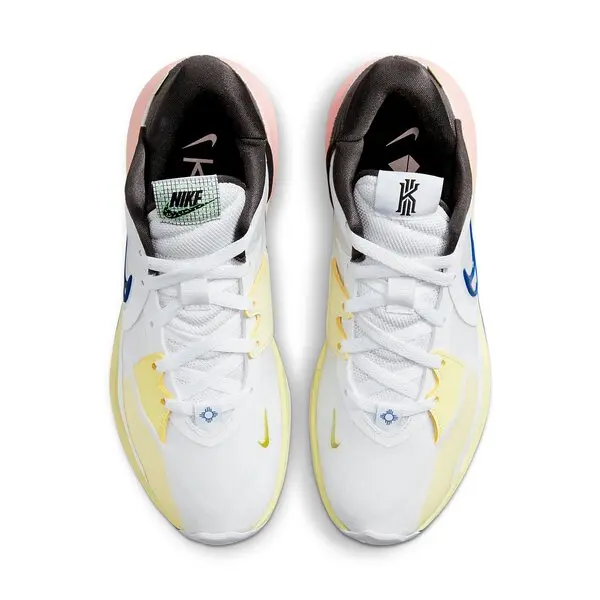 Nike Kyrie Low Athletic Sneakers - White/yellow/pink