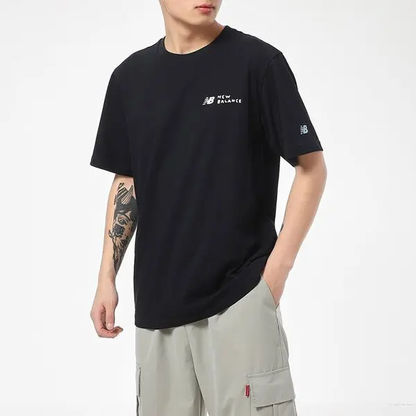 NEW BALANCE X Zero Per Zero Crossover Limited Cartoon Character Short Sleeve - Black