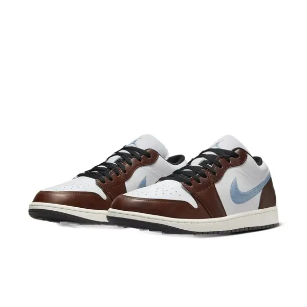 JORDAN 1 Low Se Sneakers - White/blue Grey/black