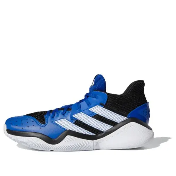 Adidas Harden Stepback High Top Sneakers - Black/blue