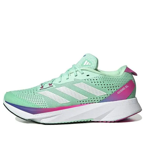 Adidas Adizero Sl Athletic Sneakers - Green/blue