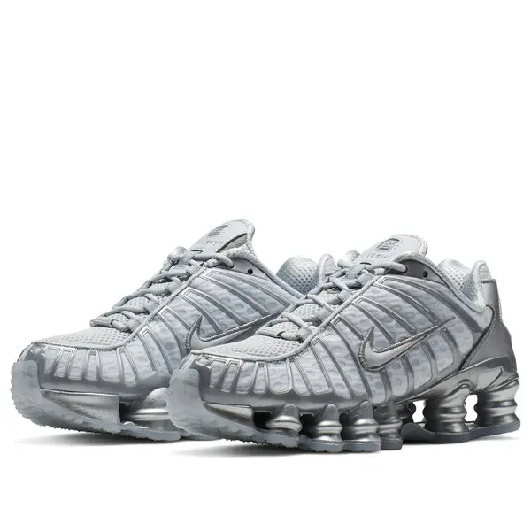 Nike Shox Tl "chrome" Sneakers - Silver