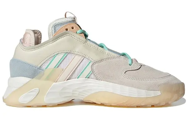 Adidas Streetball Athletic Sneakers - Grey/white/yellow