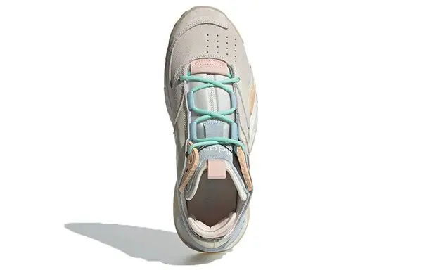 Adidas Streetball Athletic Sneakers - Grey/white/yellow