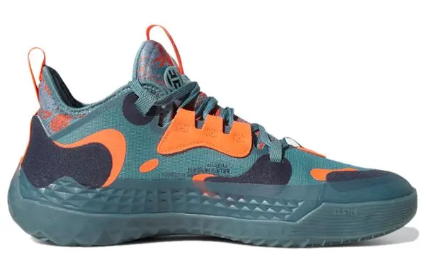 Adidas Harden Volume 5 Futurenatural "floral Hazy Emerald - Blue/orange