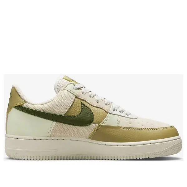 Nike Force 1 Low Casual Sneakers - Cream/green