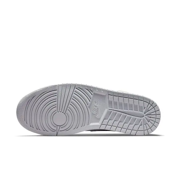 JORDAN 1 Mid "white Khaki Blue Void" Sneakers - White/blue/black