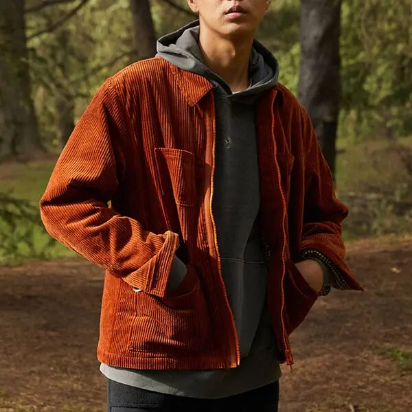 CONVERSE Corduroy Zip-up Jacket