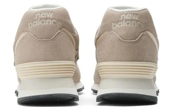 NEW BALANCE 574 Low Top Sneakers - Cream/brown