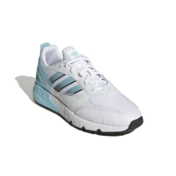 Adidas Originals Zx 1k Boost 2.0 Sneakers - Cloud White/bliss Blue/core Black