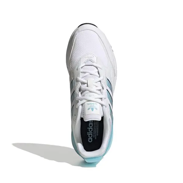 Adidas Originals Zx 1k Boost 2.0 Sneakers - Cloud White/bliss Blue/core Black