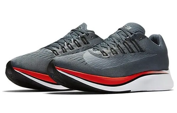 Nike Zoom Fly Og Athletic Sneakers - Grey/orange