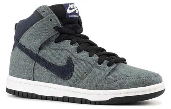 Nike Dunk High Premium "denim" Sneakers - Blue