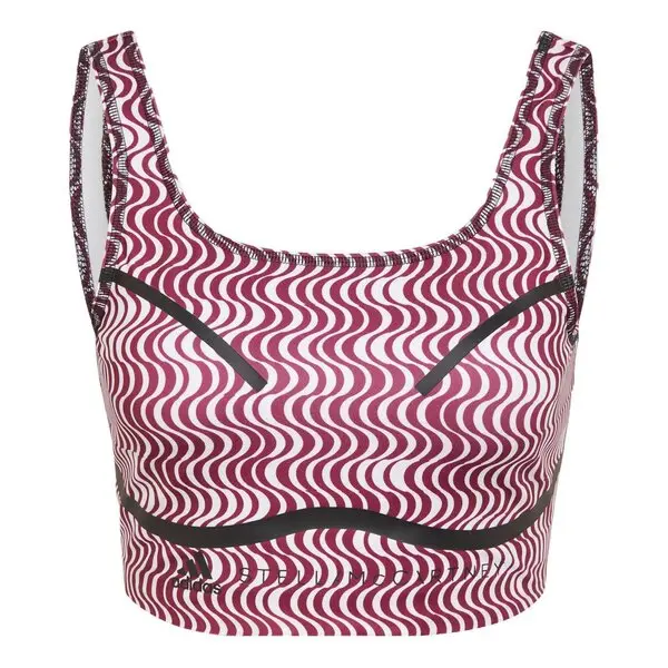 Adidas By Stella Mccartney Truepurpose Printed Crop Top - Pink