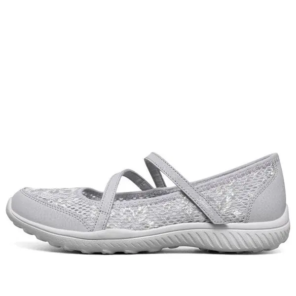 Sketchers Be-light Mary Jane Style Flats - Grey