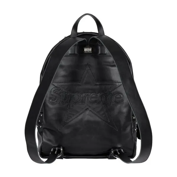Supreme Fw25 X Vanson Leathers X B.b. Simon Studded Leather Backpack