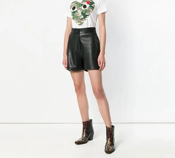Play Comme Des Garcon Camouflage Heart Short Sleeve Tee