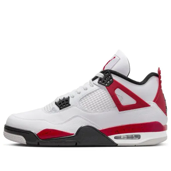 JORDAN Air Retro "red Cement" Sneakers - White/fire Red/black