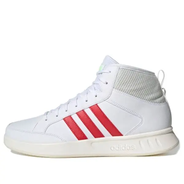 Adidas Court80s Mid Skate Sneakers - Whiteredgray