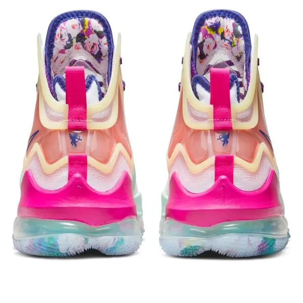 Nike Lebron 19 Ep "valentine's Day" Athletic Sneakers - White/pinkmint/purple