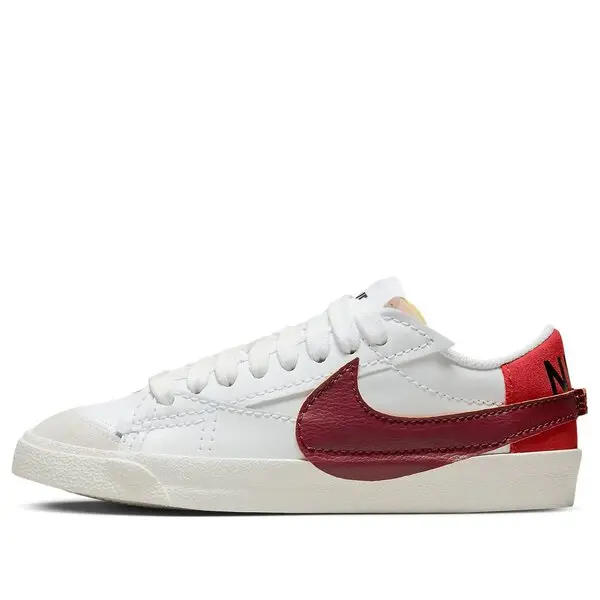 Nike Blazer Low '77 Jumbo Sneakers - White/red