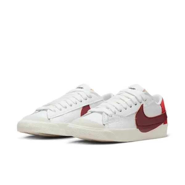 Nike Blazer Low '77 Jumbo Sneakers - White/red