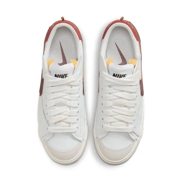 Nike Blazer Low '77 Jumbo Sneakers - White/red
