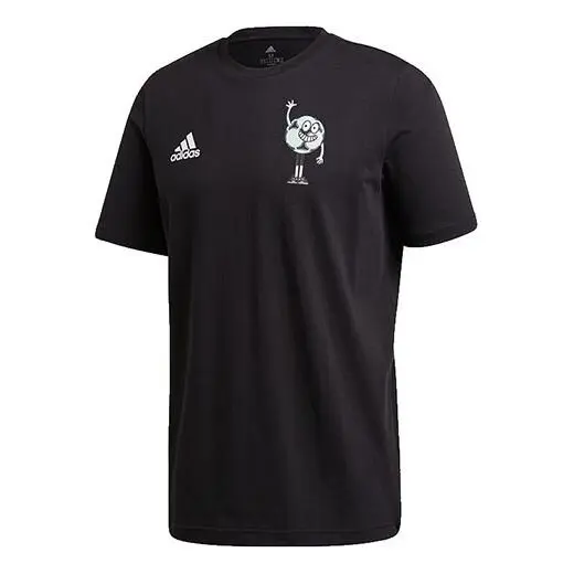 Adidas Lil Stripe Nmbr Soccer/football T-shirt - Black