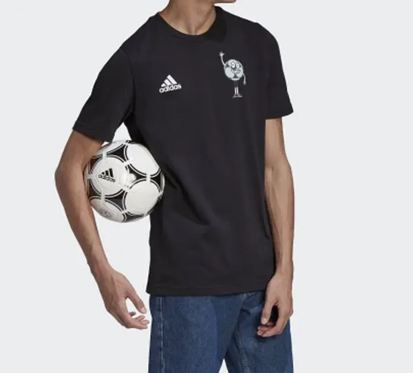 Adidas Lil Stripe Nmbr Soccer/football T-shirt - Black