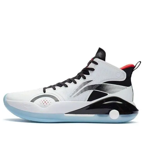 LI-NING Yushuai 15 High-top Athletic Sneakers - White/black