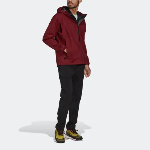 Adidas Paclite Jacket With Logo Detailing