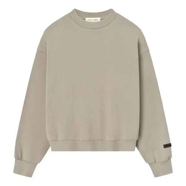 Fear Of God Classic Fit Fleece Crewneck - Timber