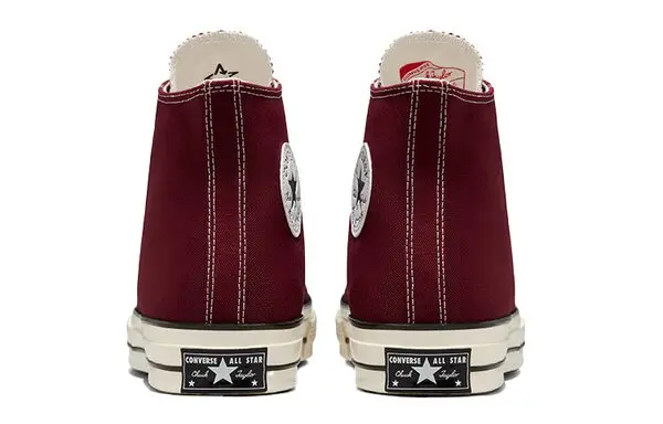 CONVERSE Chuck 70 High Top Recycled Canvas Sneakers - Wine