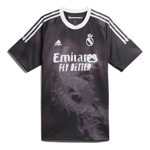 Adidas Real Madrid Collaboration Short Sleeve Jersey - Black