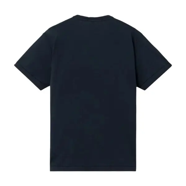 Stone Island 2100027 60/2 Slim-fit Compass Patch T-shirt - Navy