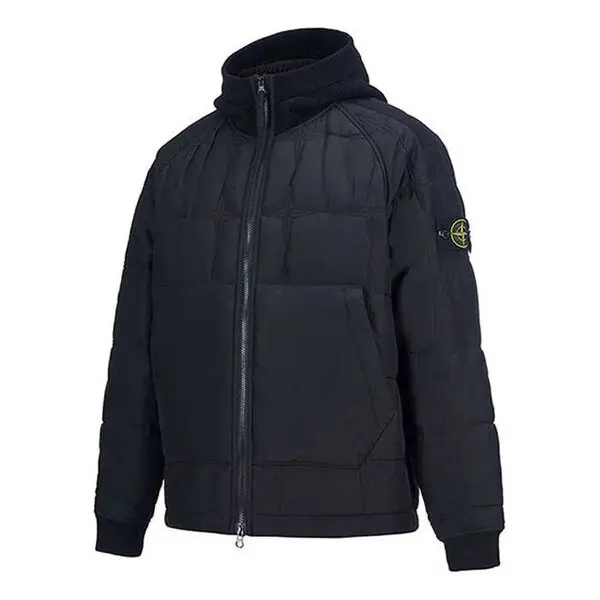 Stone Island Quilted Hooded Jacket