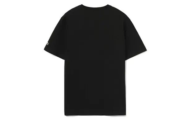LI-NING Small Graphic T-shirt 'black - Black/multi-color