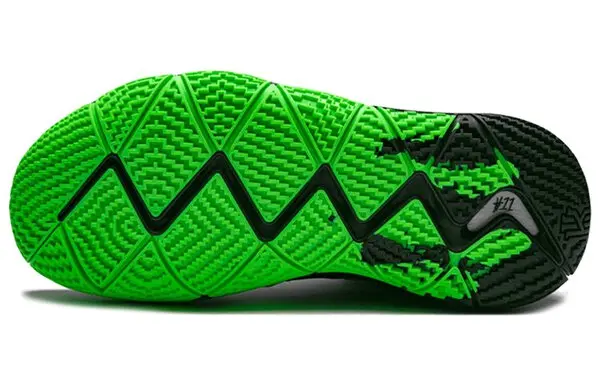 Nike Kyrie 4 Ep 'halloween' Low Top Sneakers - Black/rage Green