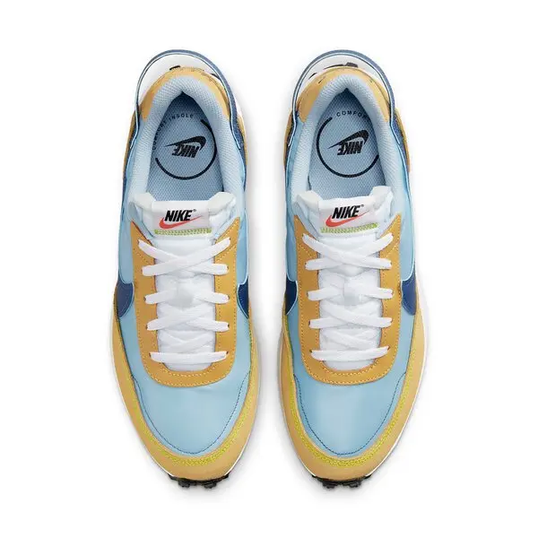 Nike Waffle One Casual Sneakers - Brown/blue