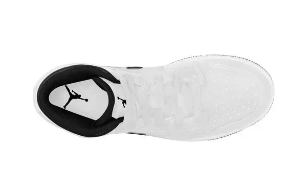JORDAN 1 Mid Sneakers - White/black