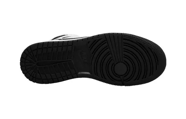 JORDAN 1 Mid Sneakers - White/black