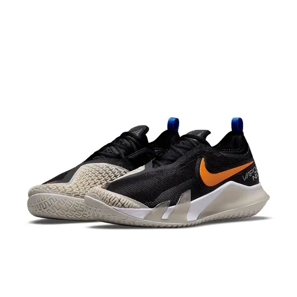 Nike Nikecourt React Vapor Nxt Tennis Shoes - Black/orange
