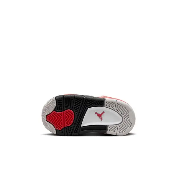 JORDAN Air 4 Retro 'red Cement - White/fire Red/black
