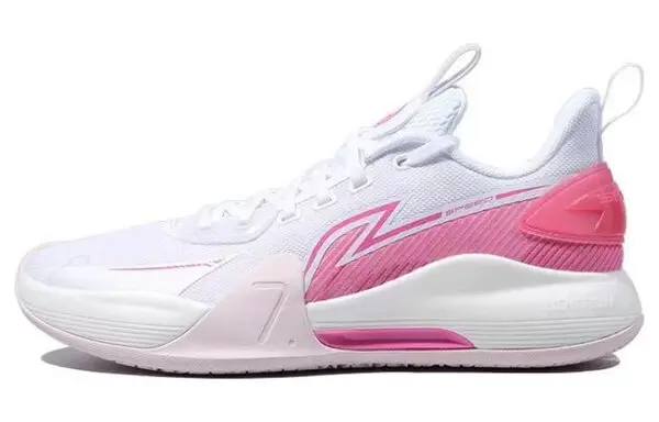 LI-NING Speed Team Athletic Sneakers - White/pink