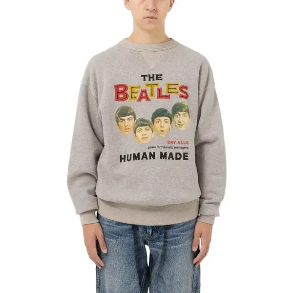 HUMAN MADE Beatles Graphic Sweatshirt - Grey