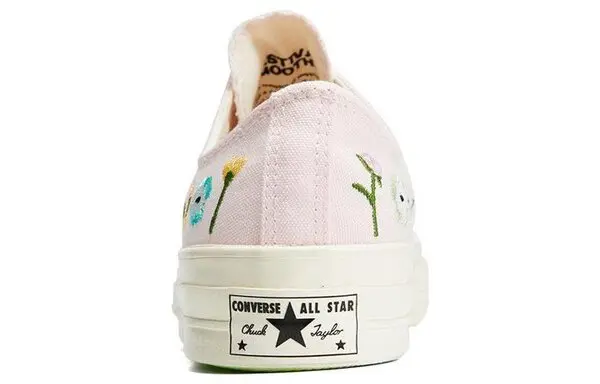 CONVERSE Chuck 70 "white Flower" Low Top Sneakers - Pink