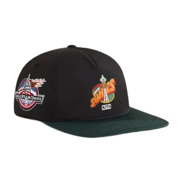 Kith 47 Nba All-star Seattle Supersonics Sl Hitch Snapback Cap